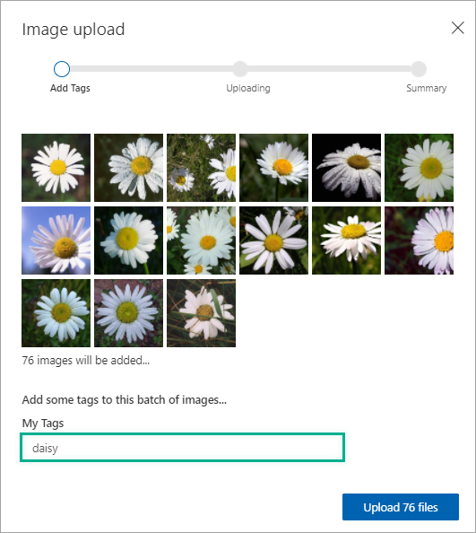 Build a flower classification model with Azure Custom Vision