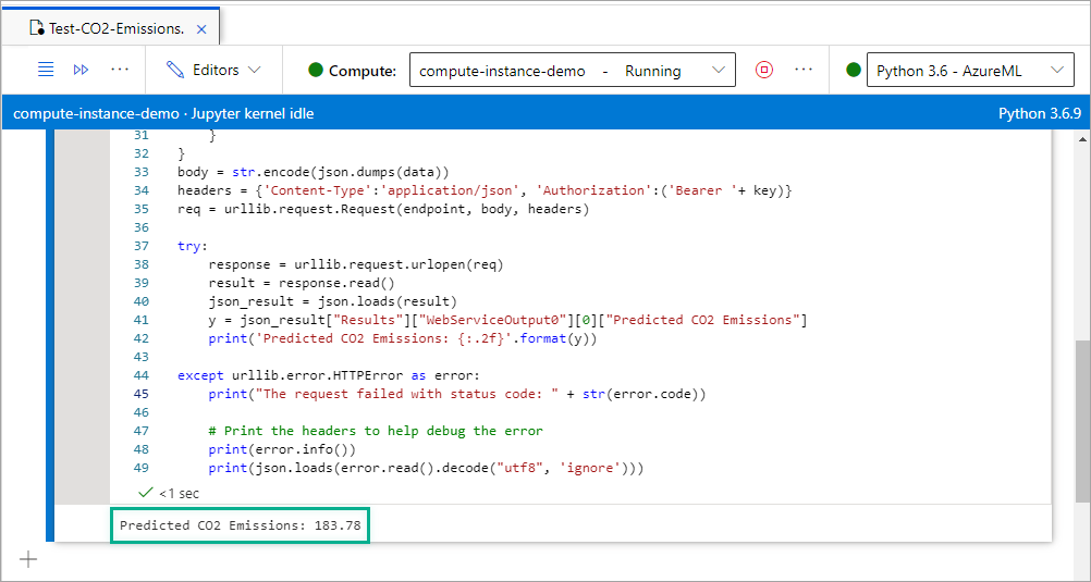 Deploy ML model with Azure Machine Learning