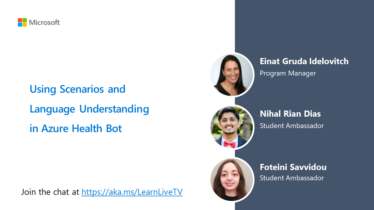 Using Scenarios And Language Understanding In Azure Health Bot